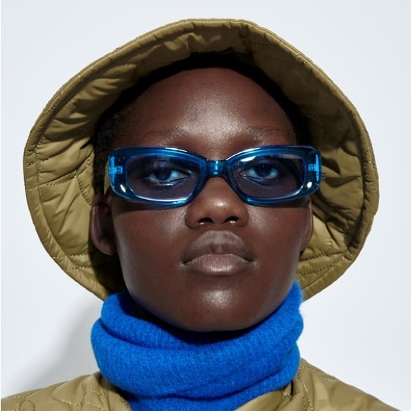 Zara | Accessories | Zara Quilted Puffy Stitched Green Bucket Hat Nwt ...
